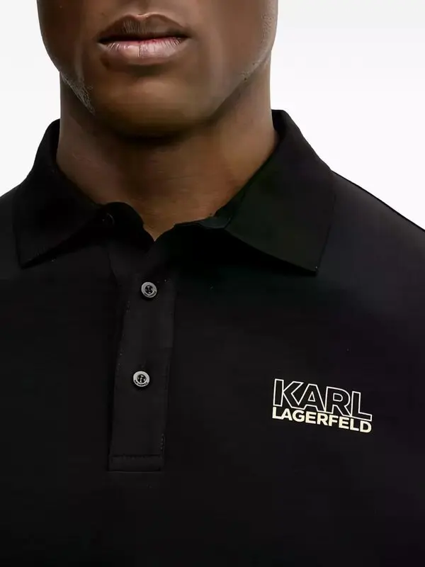 Karl Lagerfeld Logo Polo Shirt