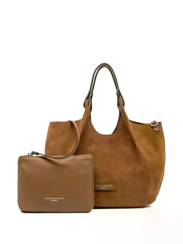 GIANNI CHIARINI Leather Dua Shoulder Bag