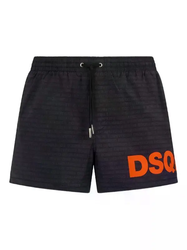 Dsquared2 Logo-print Swim Shorts - Black