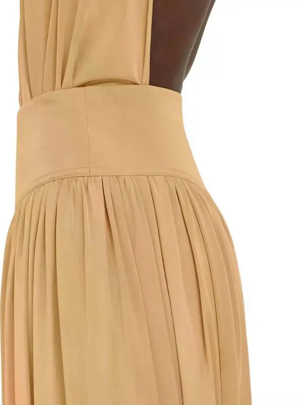FERRAGAMO Skirt With Basque Waist Detail - Neutrals