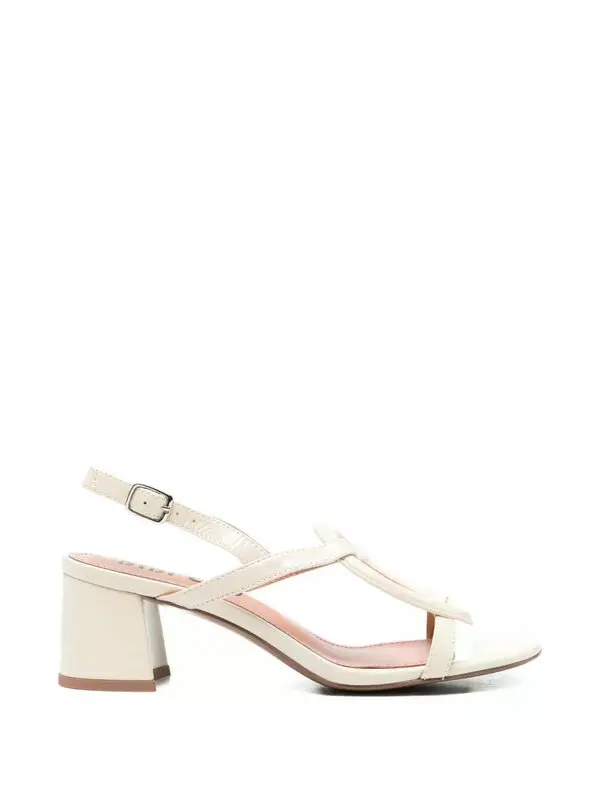 BIBI LOU Cream Ring Detail Buckle Fastening Sandals - Neutrals
