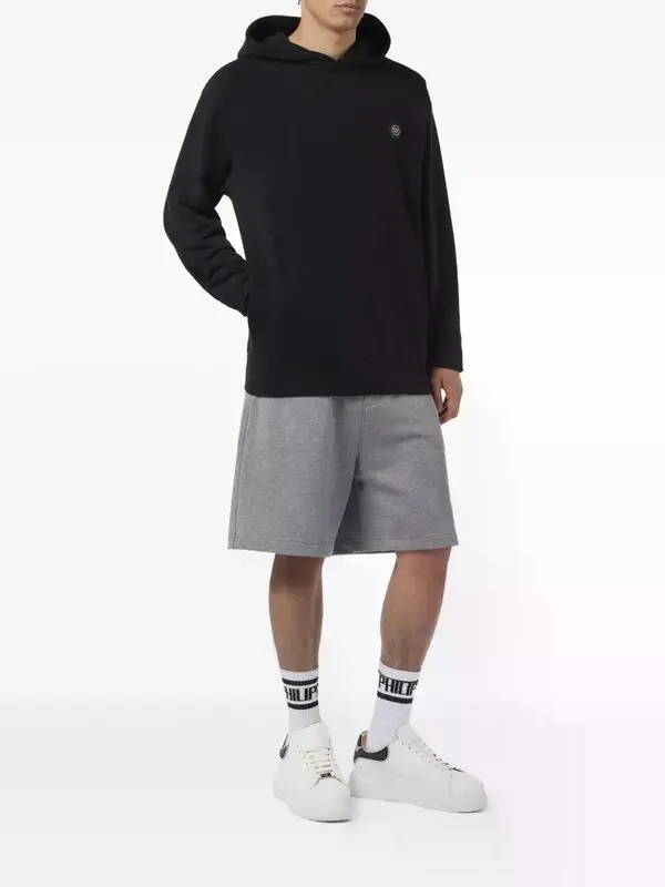 Philipp Plein Monogram Embroidered Hoodie