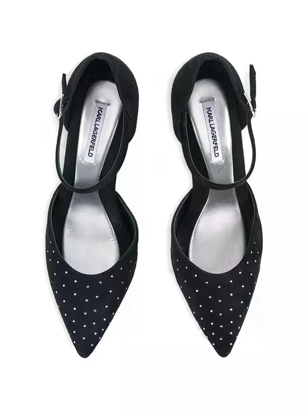 Karl Lagerfeld Ankle-strap Heeled Pumps