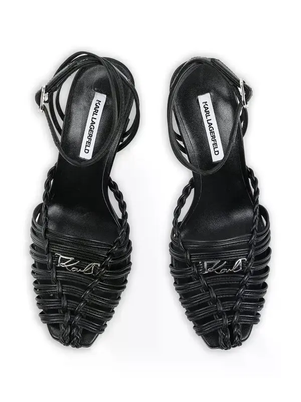 Karl Lagerfeld Debutante Woven-style Sandals