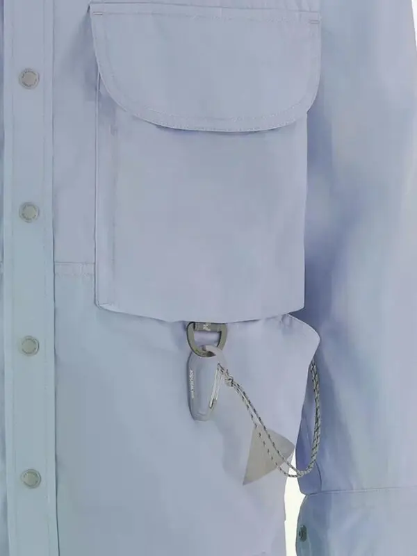 AND WANDER Chain-pocket Shirt