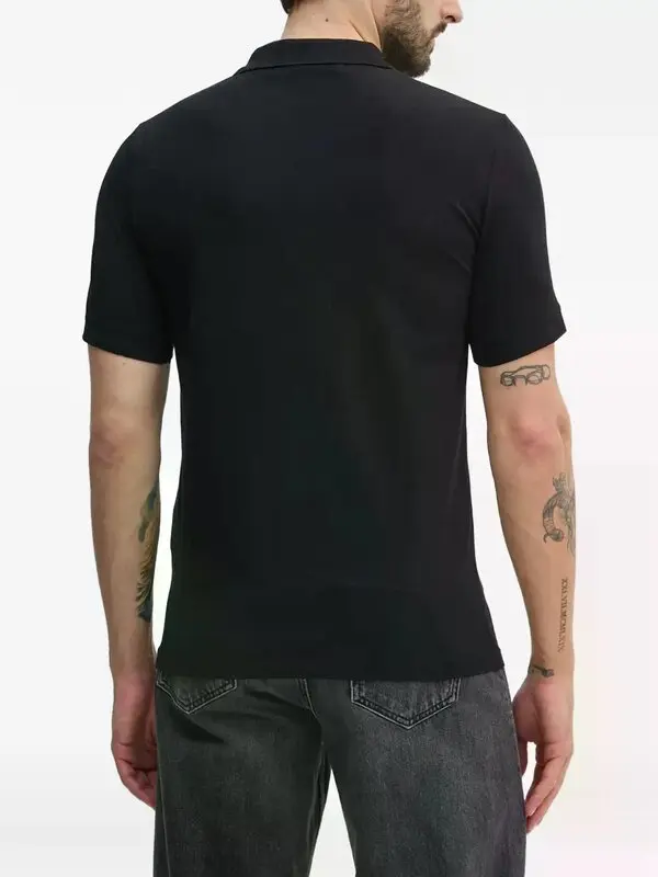 Karl Lagerfeld Logo-patch Polo Shirt