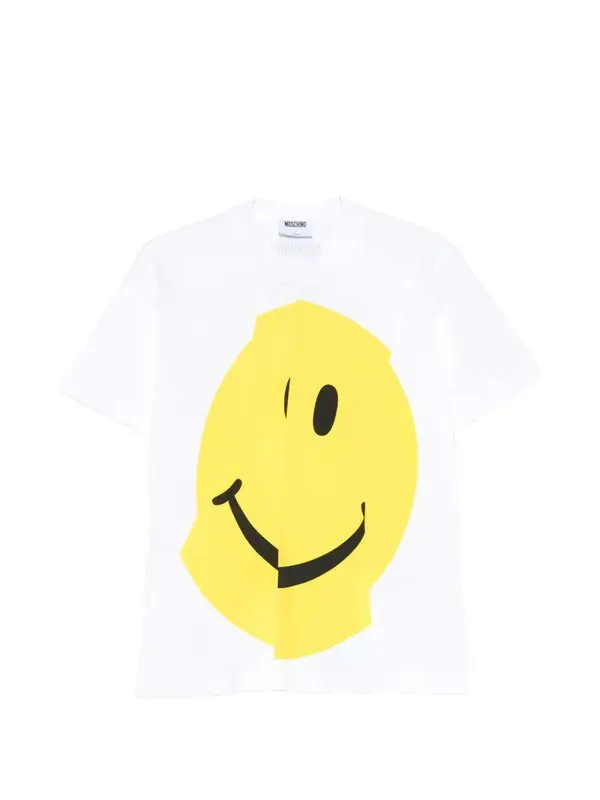 Moschino Graphic-print Cotton T-shirt - White