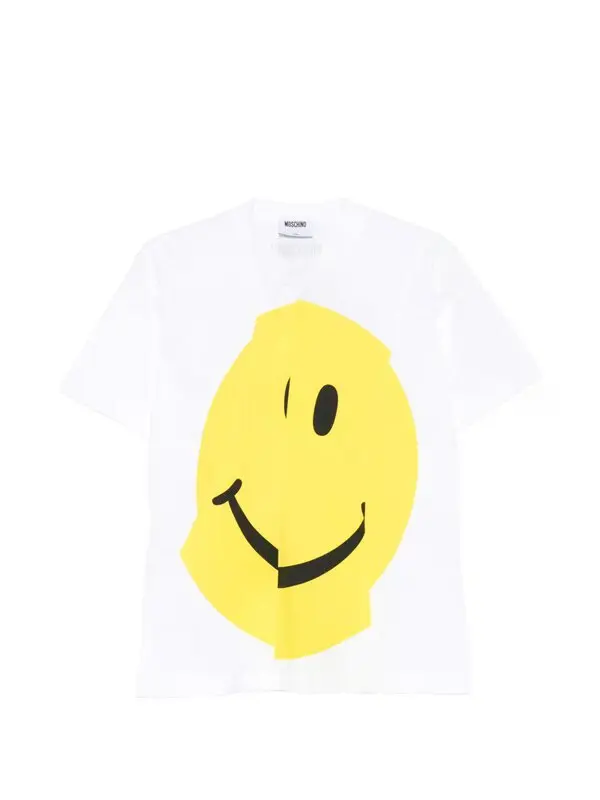 Moschino Graphic-print Cotton T-shirt - White