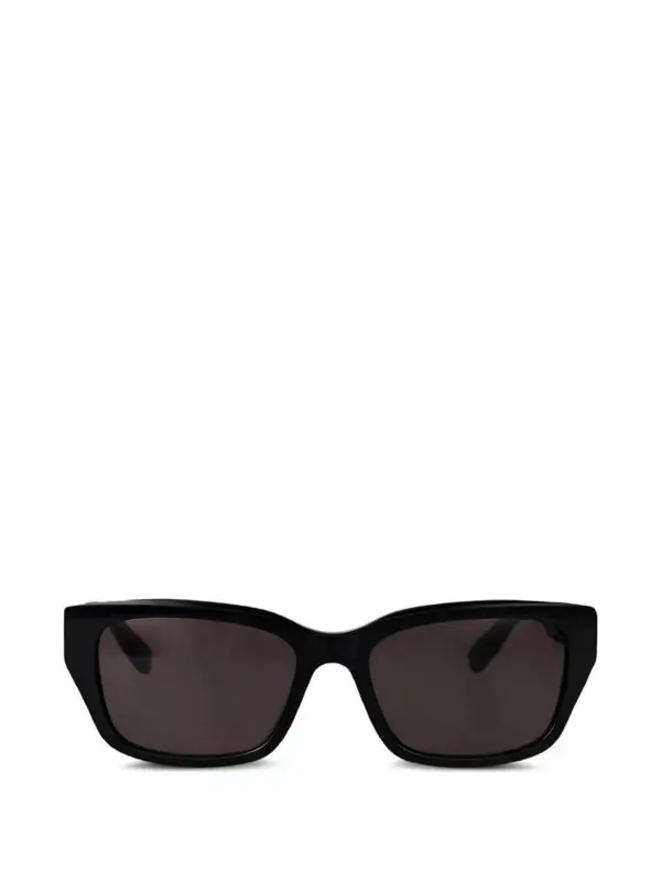 Balenciaga Rectangle-frame Sunglasses - Black