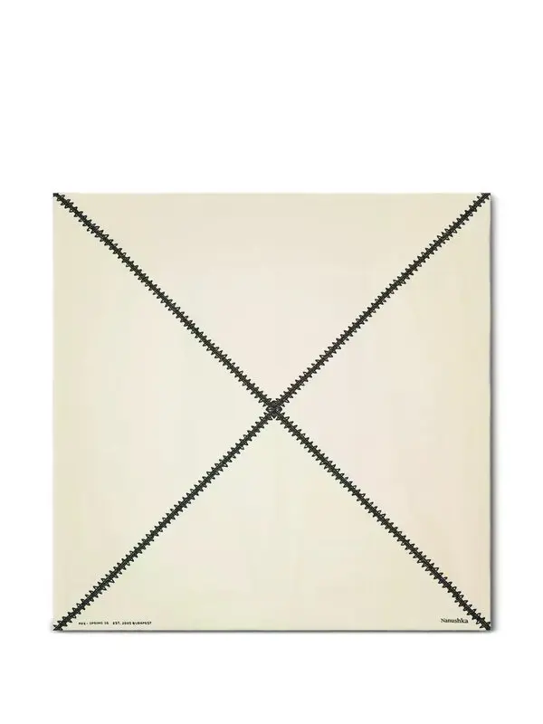 Nanushka Silk Scarf - Neutrals