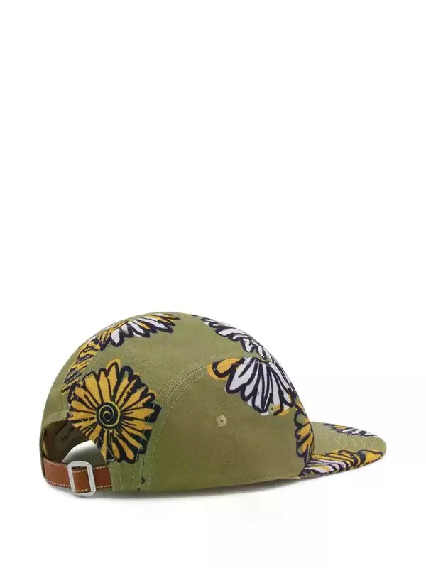 Maison Kitsuné Floral-patterned Cap