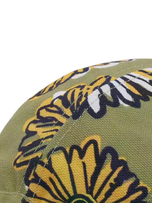 Maison Kitsuné Floral-patterned Cap