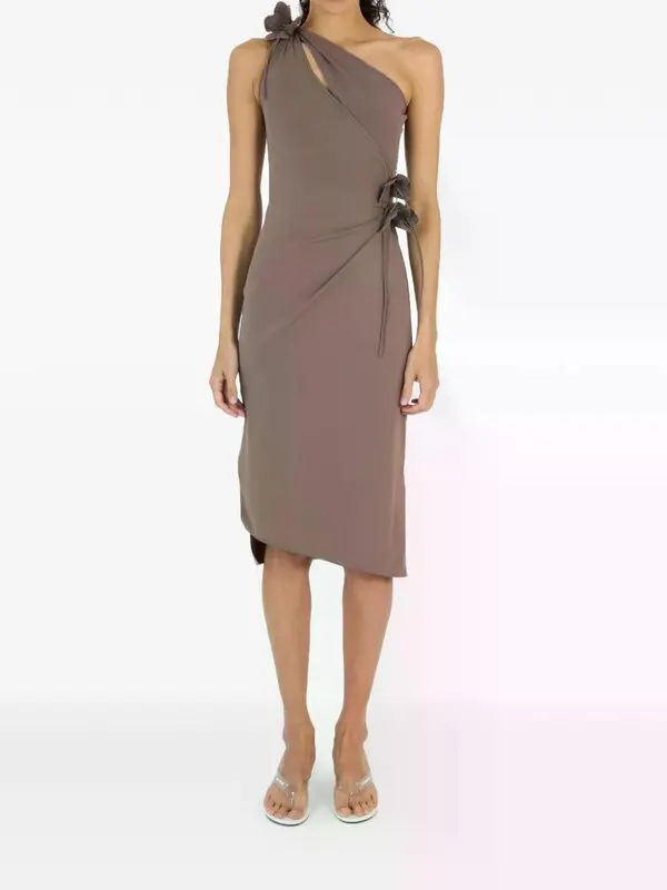 Coperni Asymmetric One-shoulder Mini Dress