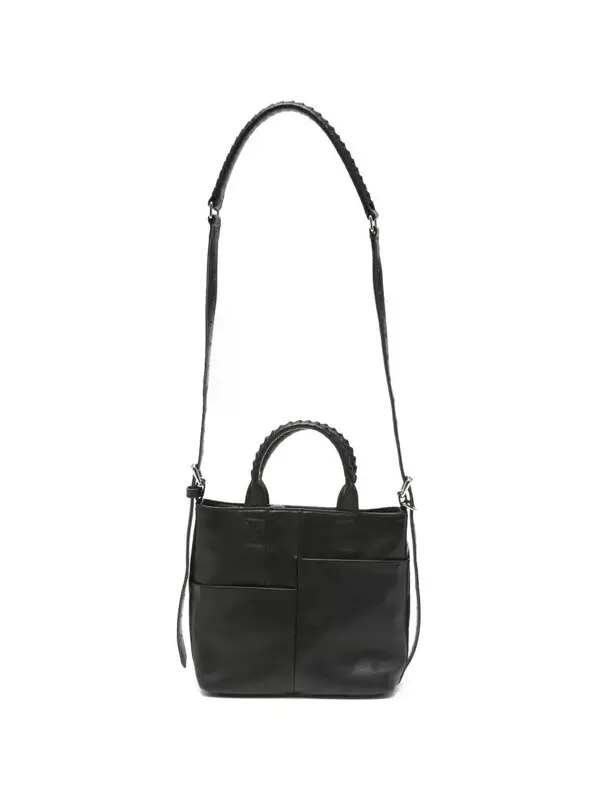CORNELIAN TAURUS BY DAISUKE IWANAGA Braided-handle Tote Bag - Black