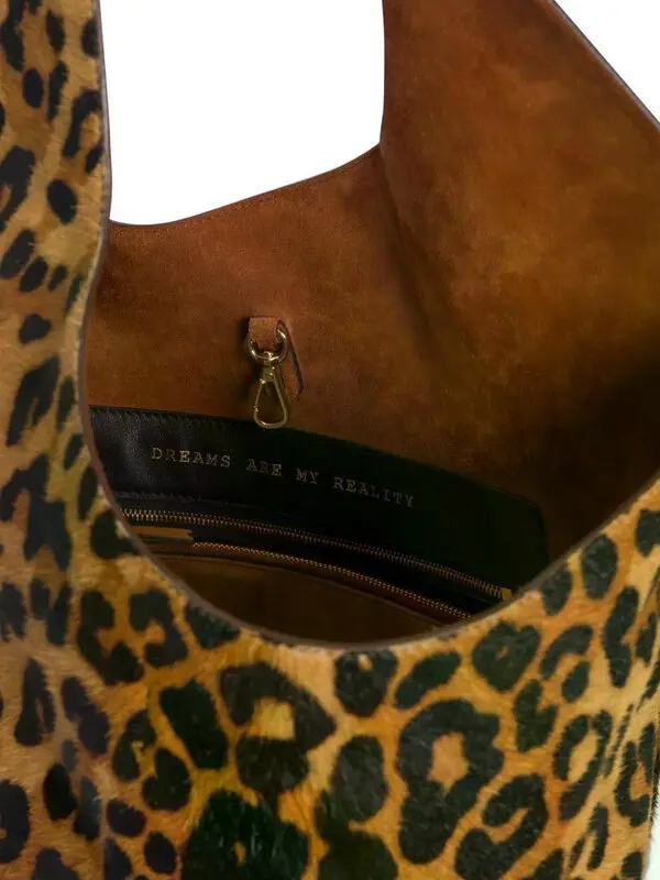 Alberta Ferretti Leopard-print Shoulder Bag