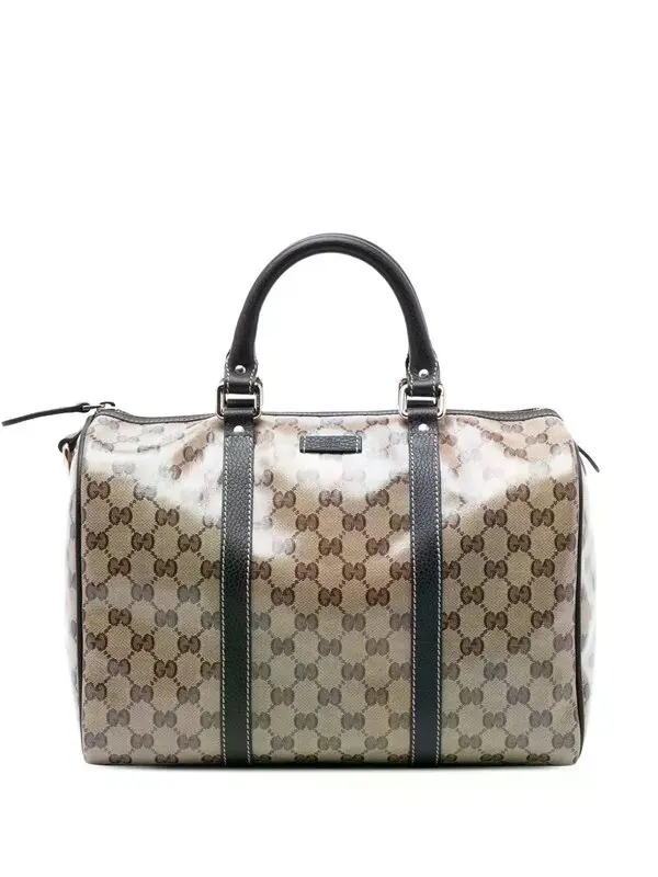 Gucci Gg Crystal Joy Boston Bag - Neutrals