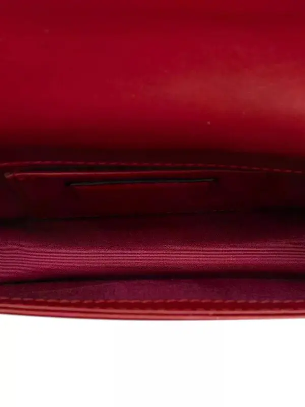 BVLGARI 2015-2020 Leather Serpenti Forever Crossbody Bag - Red