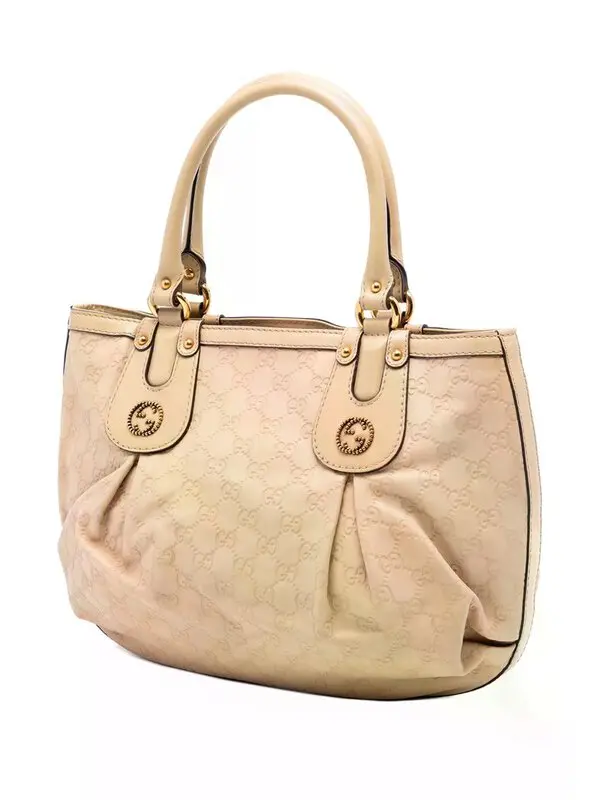 Gucci Sima Scarlett Tote - Neutrals