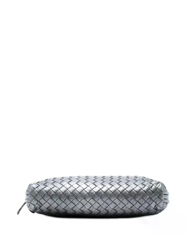 Bottega Veneta 2012-2025 Metallic Nappa Intrecciato Nodini Crossbody Bag