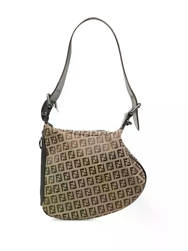 Fendi 2000-2025 Zucchino Oyster Shoulder Bag
