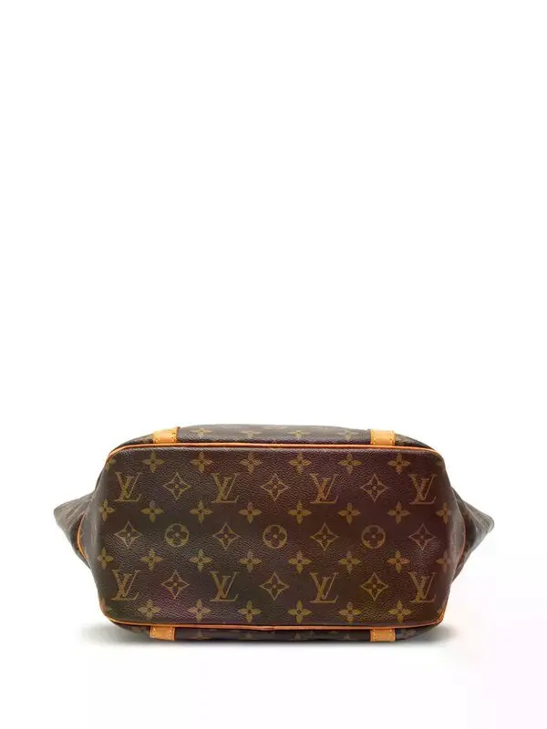 LOUIS VUITTON 2001 Monogram Sac Shopping Tote Bag - Brown