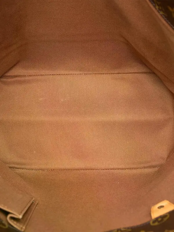 LOUIS VUITTON 2001 Monogram Sac Shopping Tote Bag - Brown