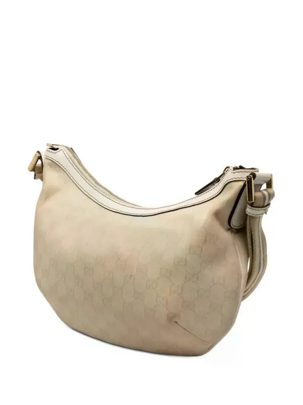 Gucci Gg Canvas Web Crossbody Bag - Neutrals