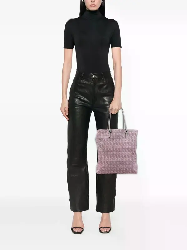 Fendi 2000-2010 Zucchino Canvas Tote Bag