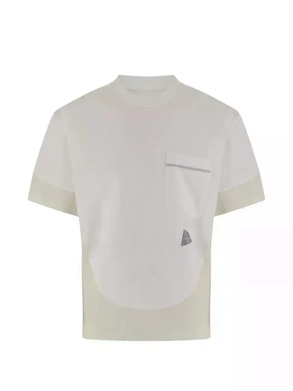 AND WANDER Pocket Short-sleeve T-shirt