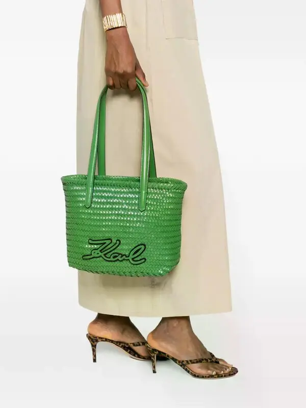 Karl Lagerfeld Braided Tote Bag