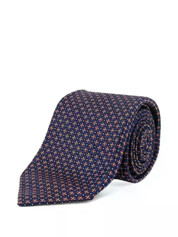 Kiton Geometric-pattern Neck Tie