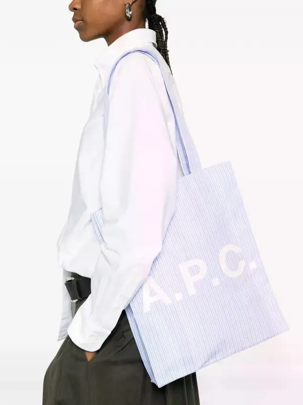 A.p.c. Lou Striped Tote