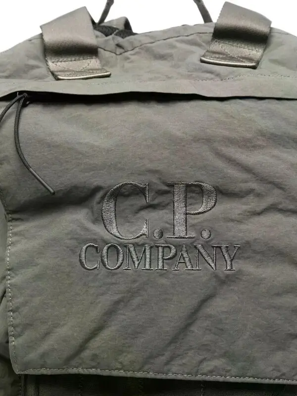 C.P. COMPANY Mixed Material Backpack - Grey