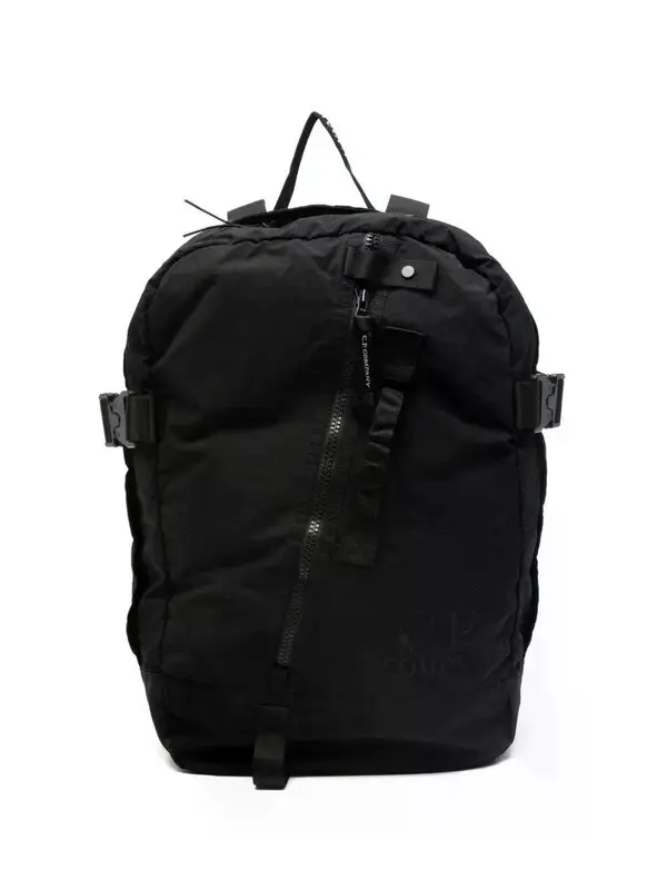 C.P. COMPANY Zip Backpack - Black