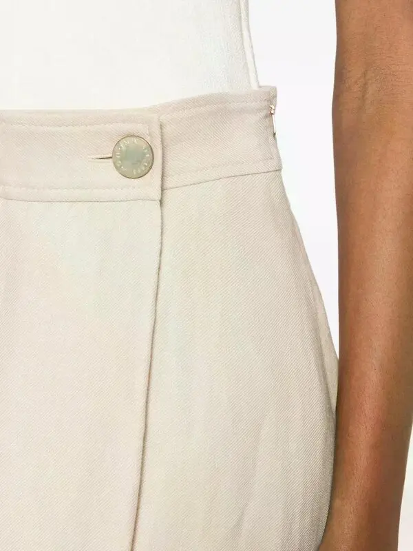 Agnona Contrast-trim Midi Skirt