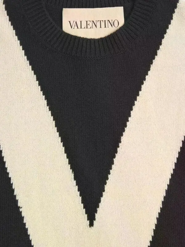 Valentino Garavani Wool Long-sleeve Sweater