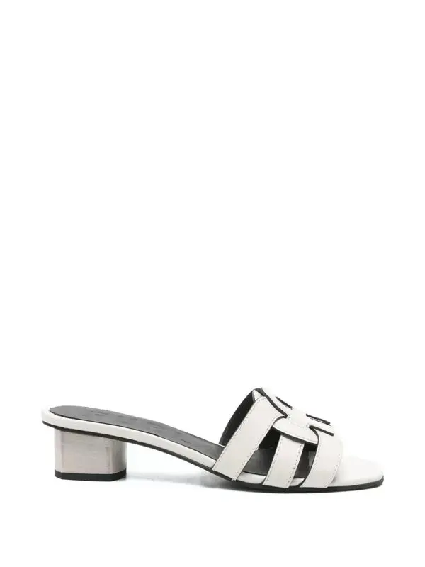 Furla Leather Logo Sandals