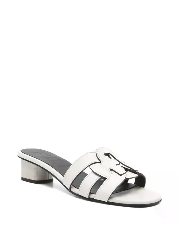Furla Leather Logo Sandals