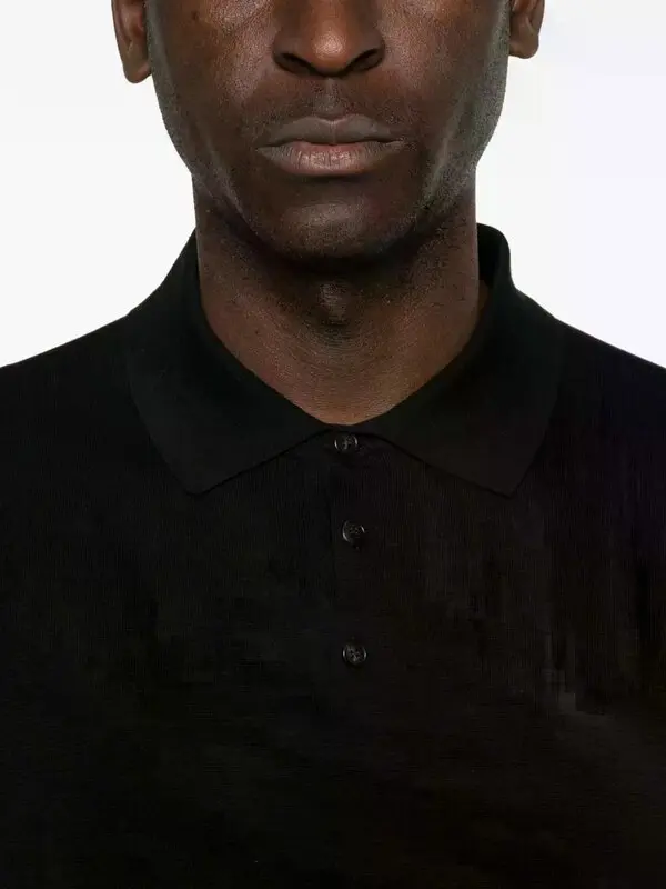ZANONE Short-sleeve Polo Shirt - Black