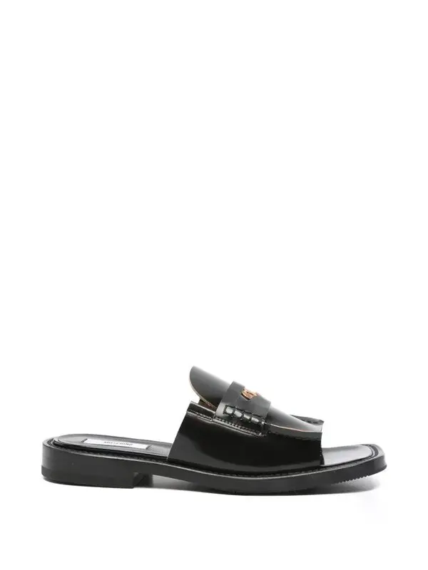 Moschino Square-toe Flat Sandals