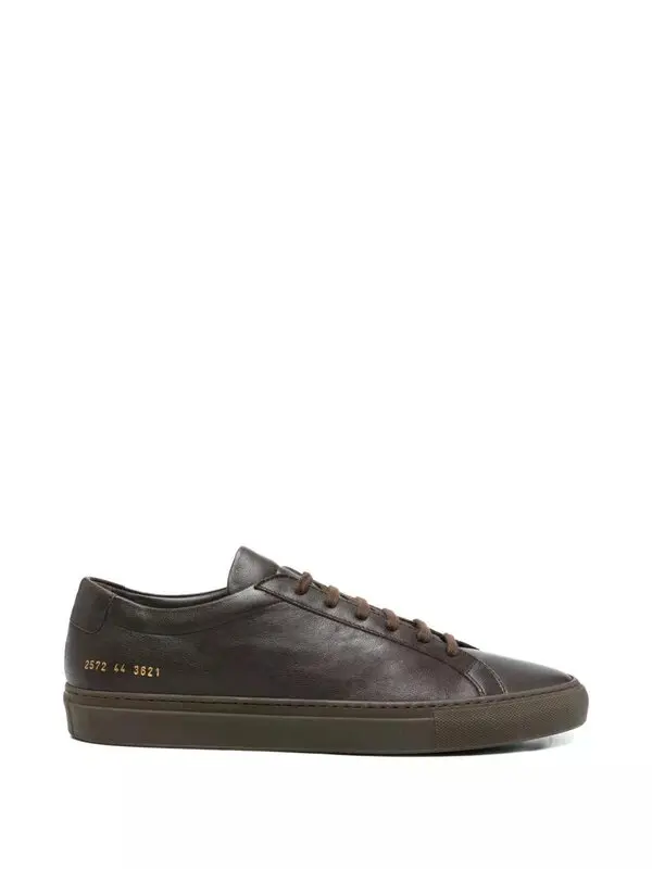 COMMON PROJECTS Achilles Premium Lace-up Sneakers - Brown