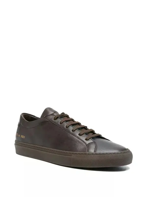 COMMON PROJECTS Achilles Premium Lace-up Sneakers - Brown