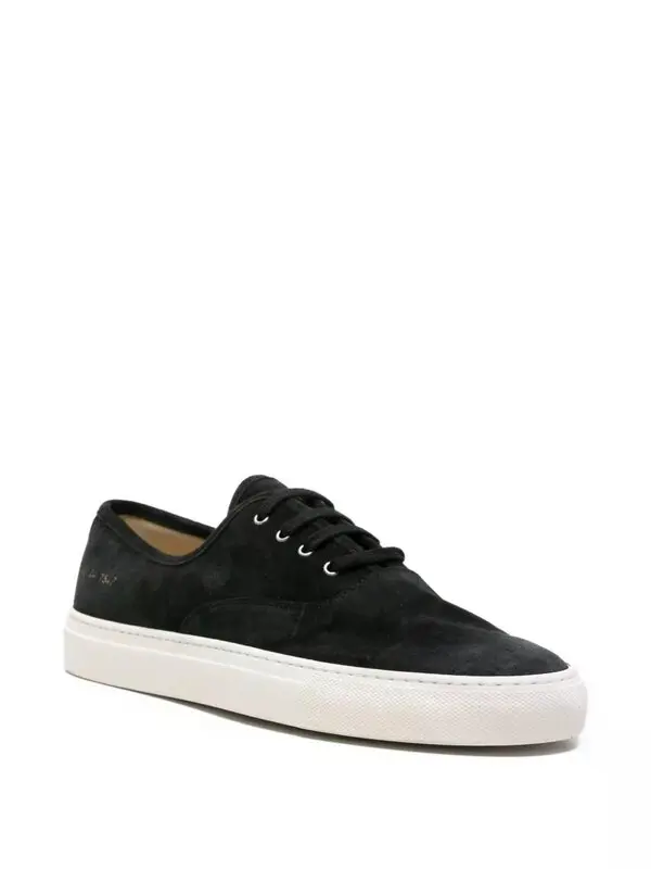 COMMON PROJECTS Four Hole Lace-up Sneakers - Black