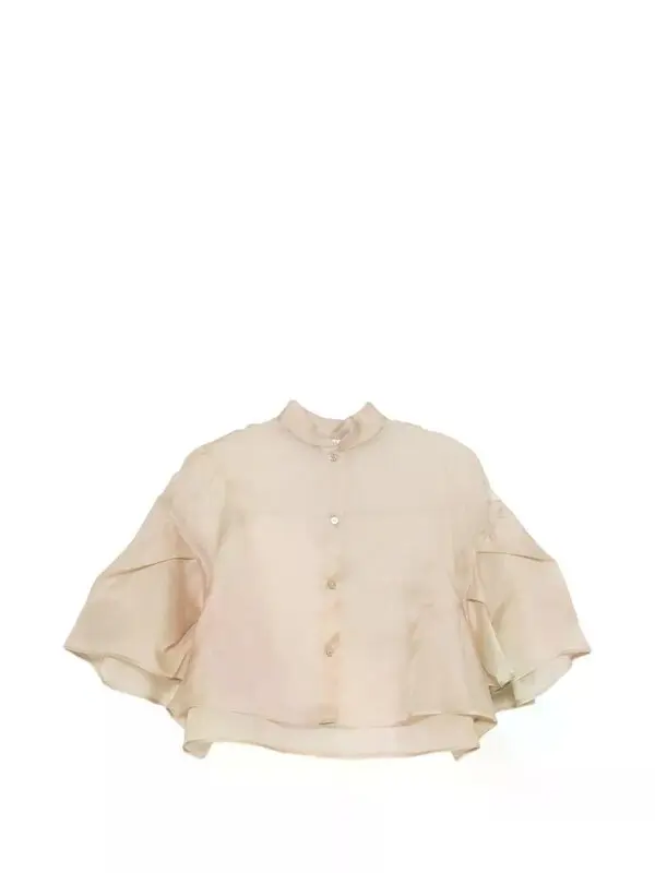 Max Mara Ruffled Layered Shirt