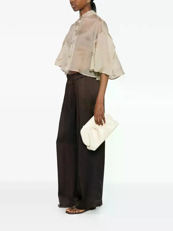 Max Mara Ruffled Layered Shirt