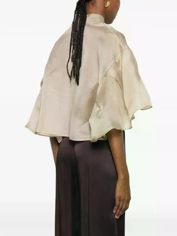 Max Mara Ruffled Layered Shirt