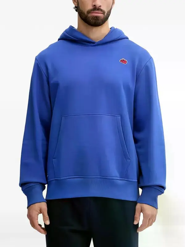 The North Face Logo-embroidered Hoodie - Blue