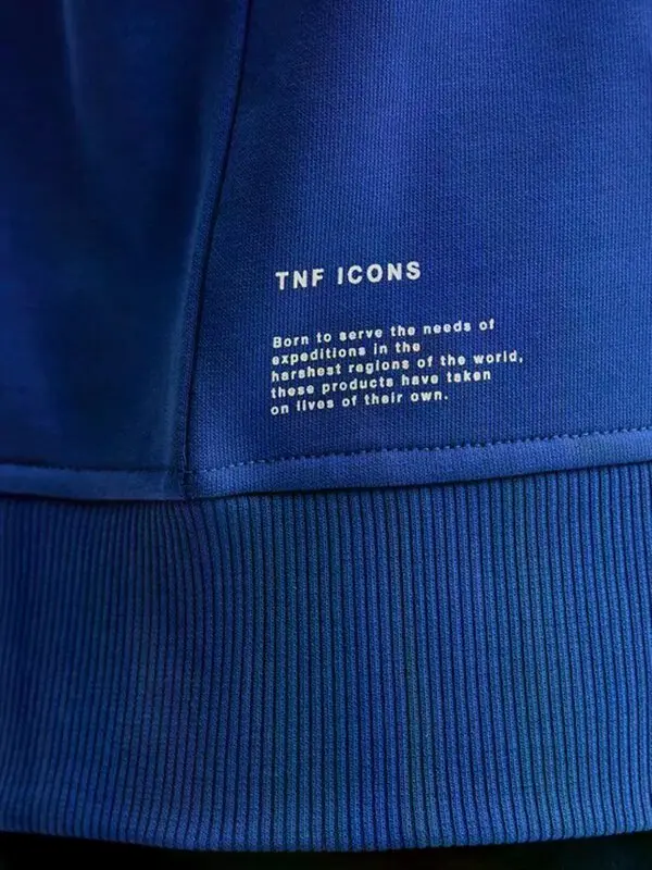The North Face Logo-embroidered Hoodie - Blue