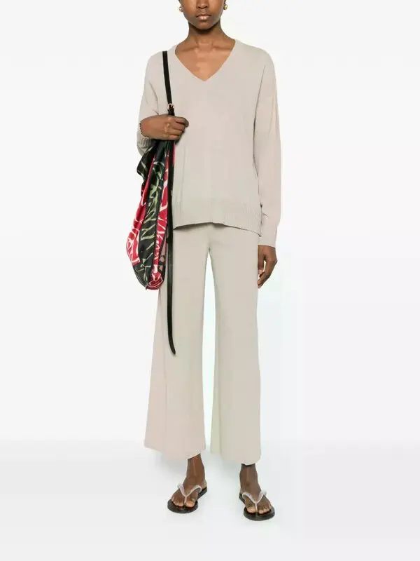 NEERA Long-sleeve V-neck Top