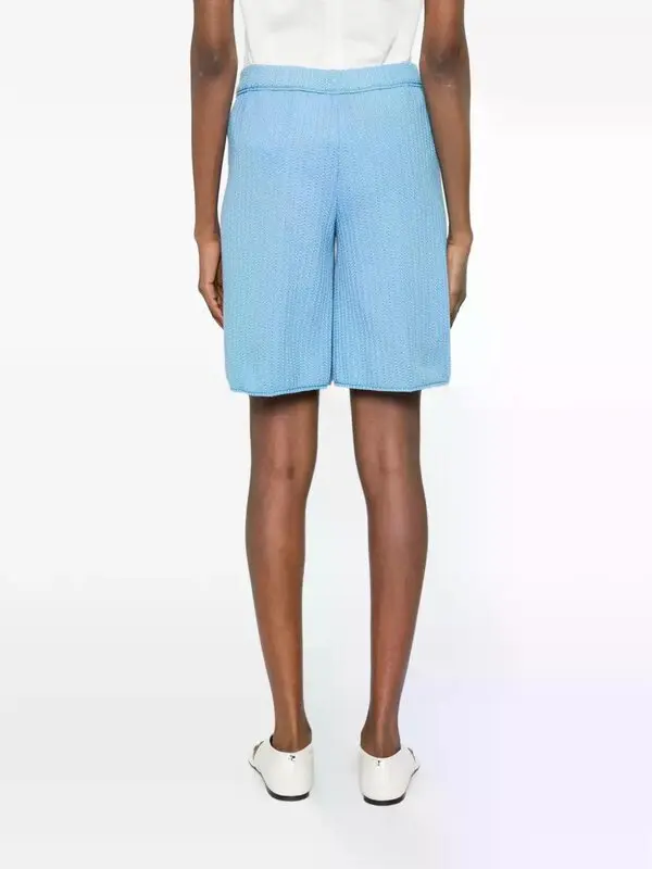 NEERA Star-motif Textured Shorts